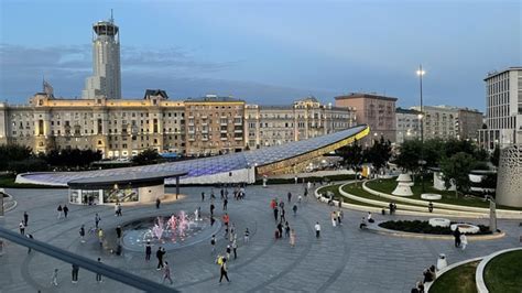 The New Underground Mall And Park At Paveletskaya Moscow Rmoscow