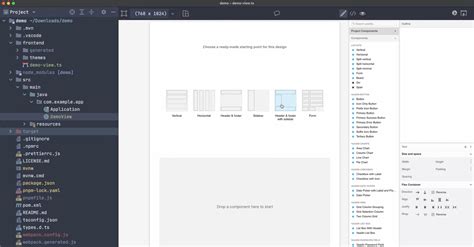 Visually Designing Views For Java Web Apps