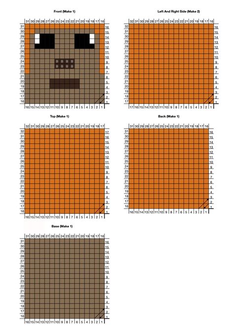 Star Wars Crochet Block Series Part 3 Ewok Block Pattern HookStitchSew