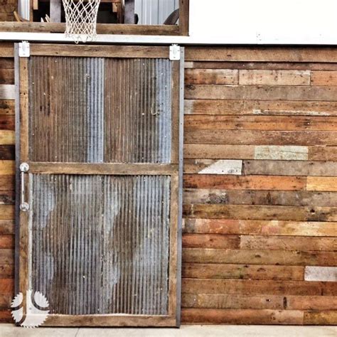 Corrugated Sliding Door Custom Sliding Barn Door Reclaimed Wood