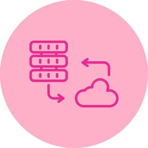 Cloud Server Free Networking Icons