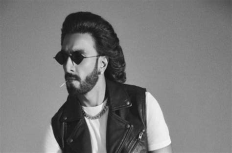 Ranveer Singh Looks Uber Cool In A Black Leather Jacket Pic