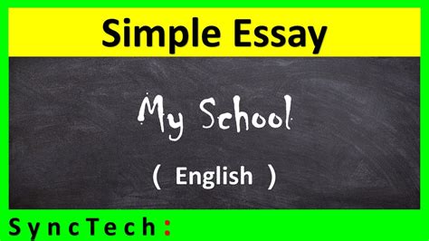 Essay On My School In English My School Par Nibandh English Mein