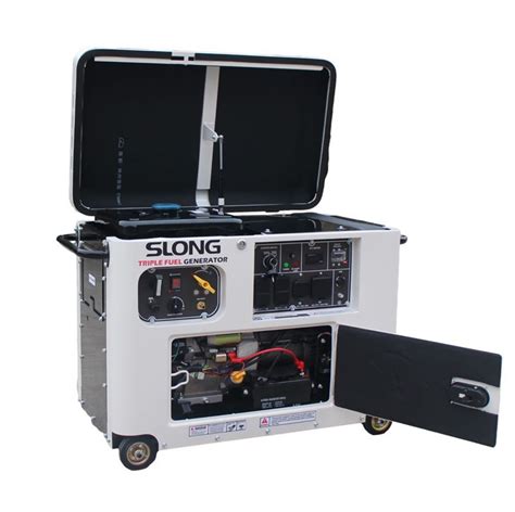 China Quiet 6kw Portable Tri Fuel Generators For Home Use Manufacturers
