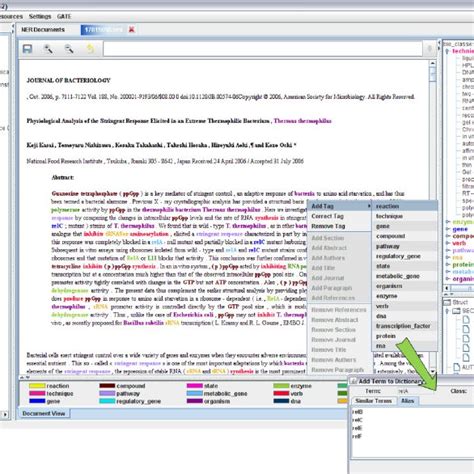 Pdf A Tool For The Automatic And Manual Annotation Of Biomedical