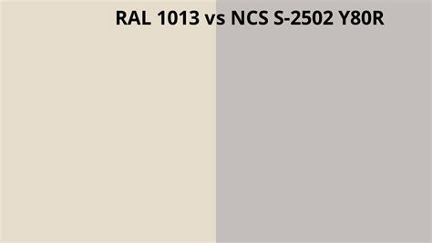Ral 1013 Vs Ncs S 2502 Y80r Ral Colour Chart Uk