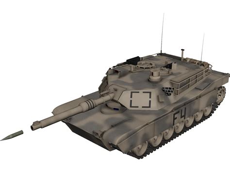 M A Abrams Tank D Model DCADBrowser