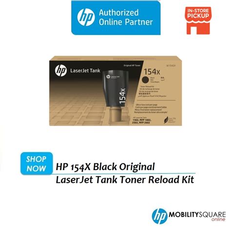 HP 154X Black Original LaserJet Tank Toner Reload Kit W1540X
