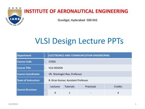 Vlsi Ppt 0 Pdf