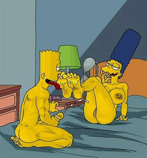 Rule 34 Barefoot Bart Simpson Feet Female Foot Fetish Human Incest Male Marge Simpson Straight