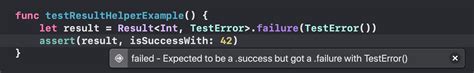 How To Write Unit Test Assertions For Swift Result Values Mokacoding