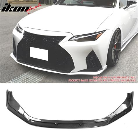 Ikon Motorsports Front Bumper Lip Compatible With 2021 2024 Lexus