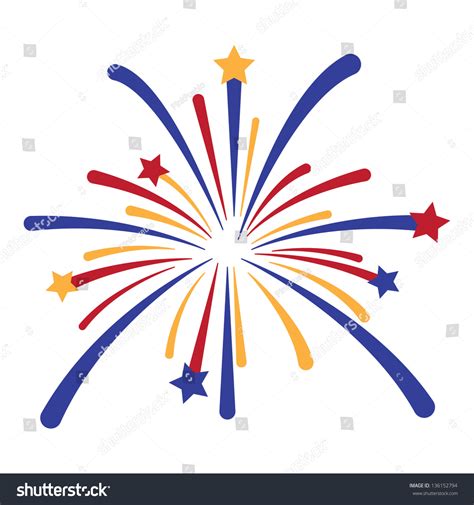 Vector Fireworks Explosion 136152794 Shutterstock