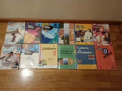 Manuais e cadernos de atividades 9º ano Vilar de Andorinho OLX pt