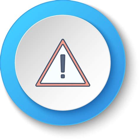 Round Button For Web Icon Building Construction Industry Alert