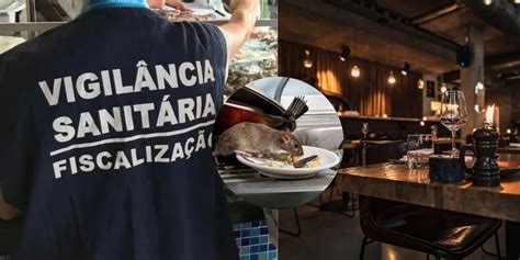 Vigilância Ciente Fechamento De Restaurante Após Flagra Nojento