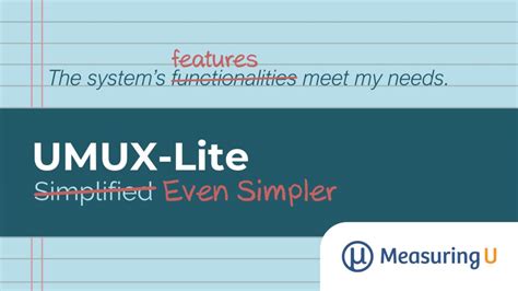 Measuring Usability From The Sus To The Umux Lite Measuringu