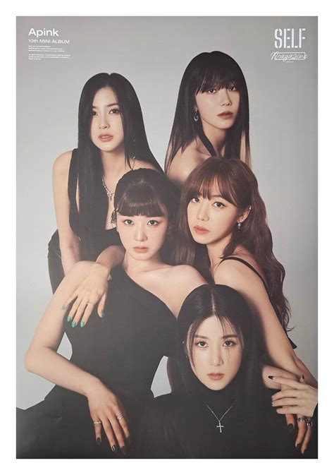 Apink 10th Mini Album Self Official Poster Photo Concept Magazine