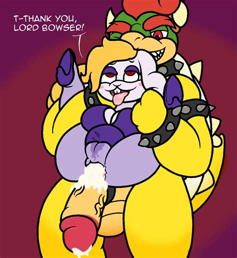 Rule 34 2017 After Sex Anthro Balls Big Balls Blonde Hair Blush Bowser Breasts Broodals