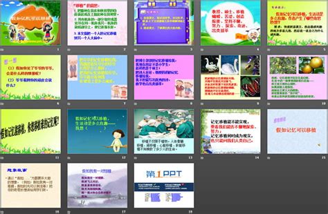 《假如记忆可以移植》ppt课件8 第一ppt