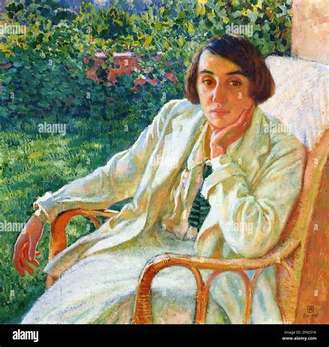 Theo Van Rysselberghe Elizabeth Van Theo Van Rysselberghe Cane Chair