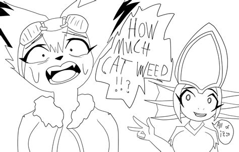 Corazon Tea Smokes Cat Weed Part 3 By Bluejane69 On Deviantart