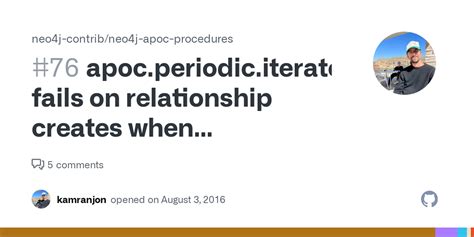 apoc periodic iterate fails on relationship creates when {parallel true} · issue 76 · neo4j