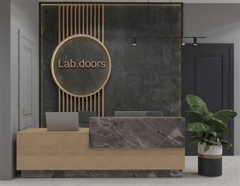 Lab Doors Office Reception Design Small Office Design Reception