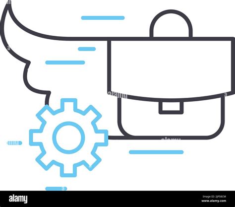 Daily Task Line Icon Outline Symbol Vector Illustration Concept Sign