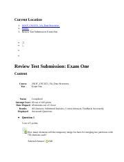 CSCI 251 Exam 1 Docx Current Location 1 2021F CSCI251 VA Data