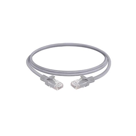 PATCH CORD CAT 6 U UTP 2 METRO GRIS Transworld