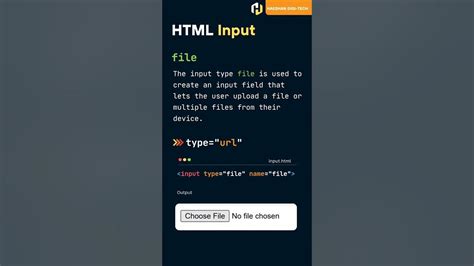 Input Typefile Coding Html Fullstack Tech
