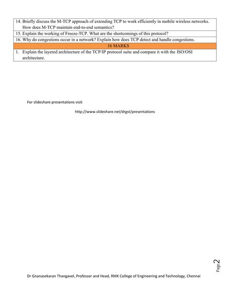It6601 Mobile Computing Unit 2 Questions Pdf