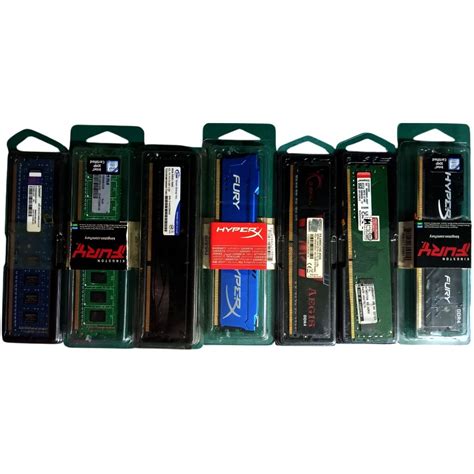 Ddr3 And Ddr4 Desktop Memory Modules Pre Owned Shopee Philippines