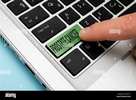 Text Sign Showing Prostate Cancer Business Photo Showcasing Development Of Cancer In The Male