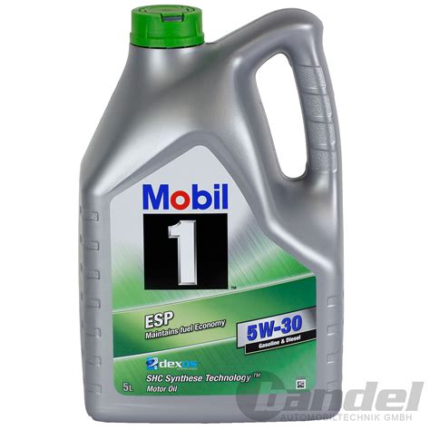 5L MOBIL 1 ESP FORMULA 5W30 MOTORÖL 151060 SHC Synthese Technologie