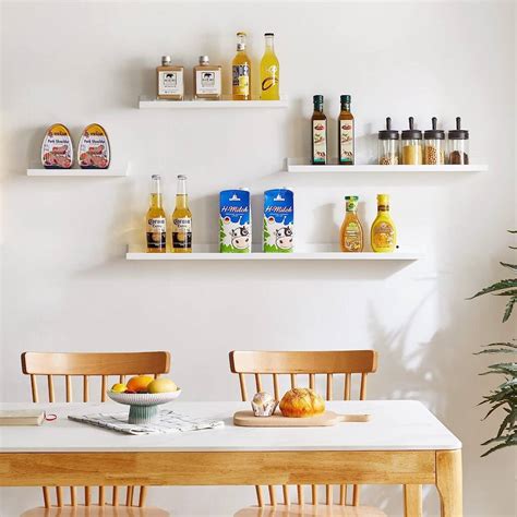 Wood Floating Shelf Ledge Shelves Mounted Organiser By Momentum