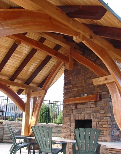 Timber Frame Poolside Pavilion By David Yasenchack Timber Framing And Design