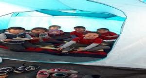 Bahçede Kamp Çadırında Okuyoruz Gümeli Ortaokulu