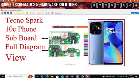 Tecno Spark 10c Phone Sub Board Diagram All View Step By Step ☝️☝️ Youtube