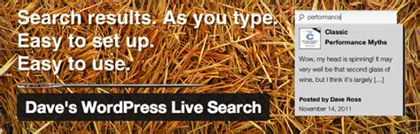 Daves Wordpress Live Search Autocomplete Made Easy Web Ascender