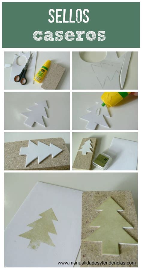 Manualidades Y Tendencias Sellos Caseros De Navidad Handmade Christmas Stamps