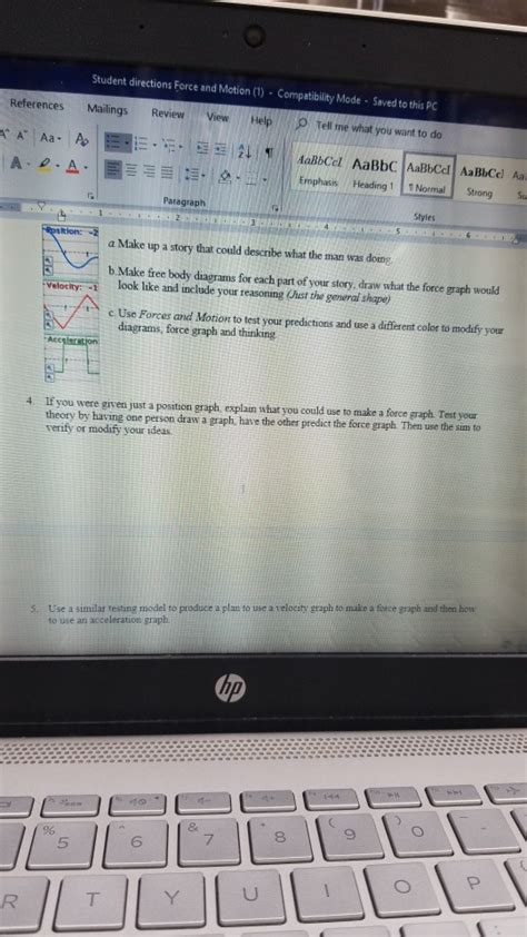 Solved Babe Directions Force And Motion 1 Compatibility Chegg Com