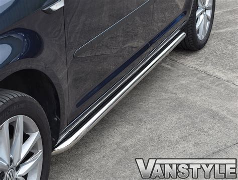 Vanstyle Sport 50mm Stainless Steel Sidebars VW Caddy SWB 04 21 Vanstyle