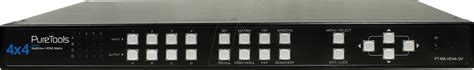 Pt Ma Hd44 Qv Puretools Hdmi Matrix 4x4 2k Quadview At Reichelt