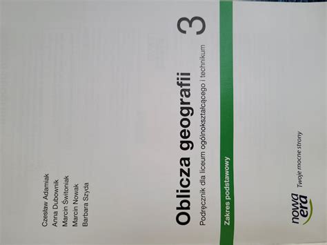 Oblicza geografii 3 Podręcznik Nowa Era Zabrze Kup teraz na Allegro