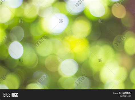 Green Bokeh On Nature Defocus Art Abstract Blur Background Natural