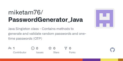 Github Miketam76 Passwordgenerator Contains Methods To Generate And