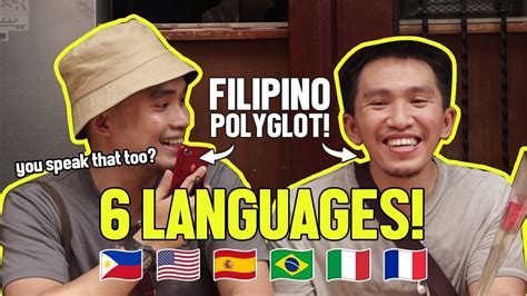 When Two Filipino Polyglots Meet Each Other Youtube