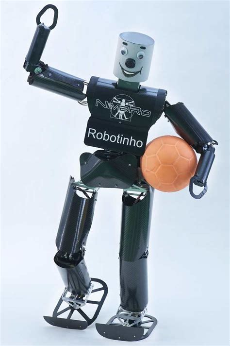 Nimbro Teensize 2006 Robot Robotinho And Close Up Of Its Hip